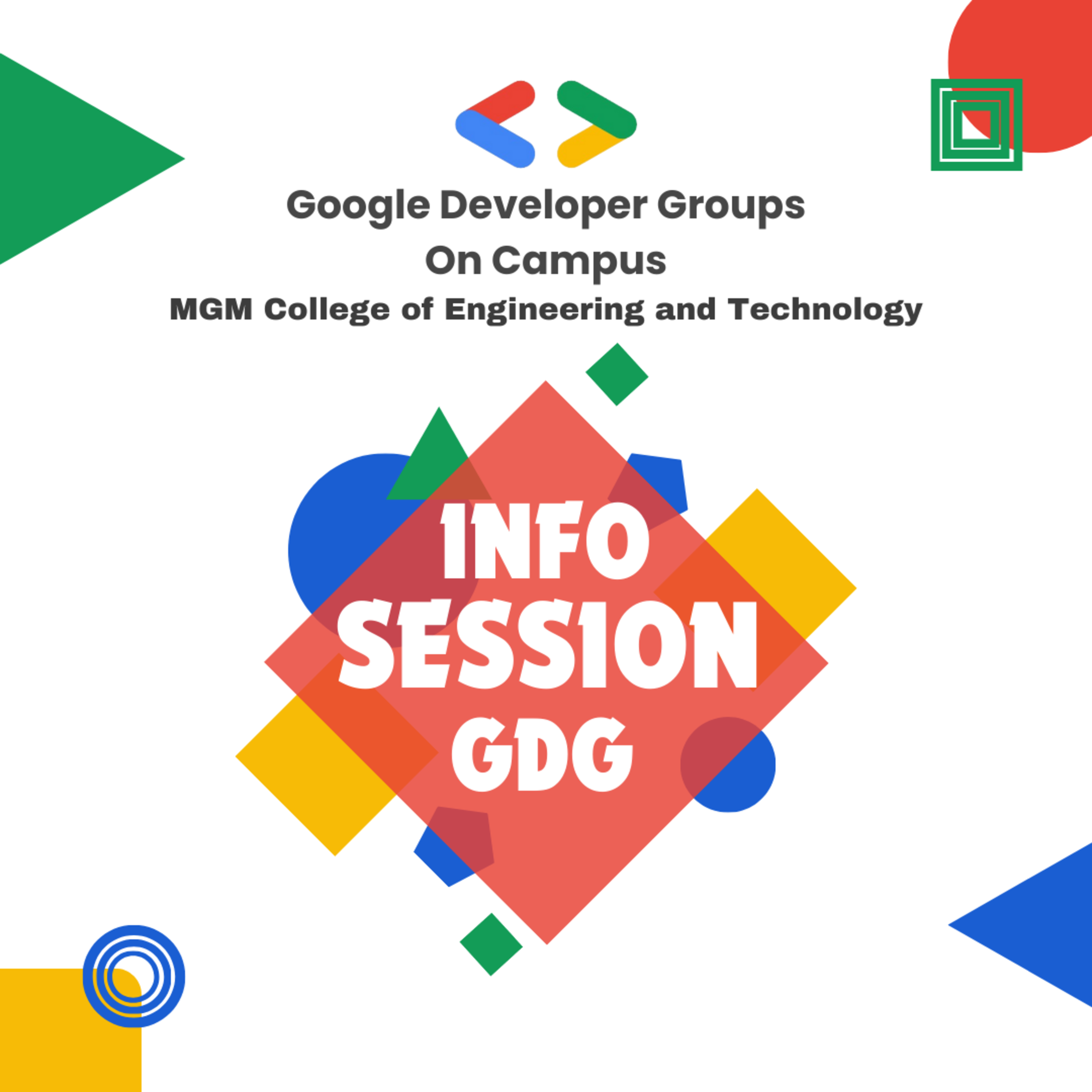 See Info Session : Google Developer Groups (GDG) On Campus at Google Developer Groups GDG on ...